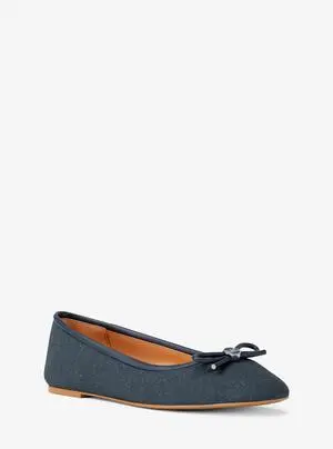 Michael Kors Savannah Denim Ballet Flat - Blue
