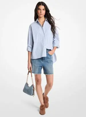Michael Kors Drop Shoulder Shirts For Women
