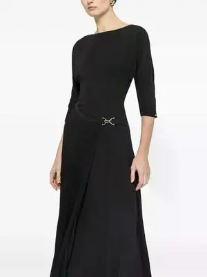 NISSA Pleated Midi Dress
