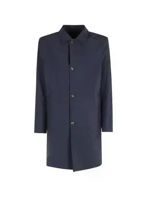 KIRED Buttoned Mid-length Coat - Blue