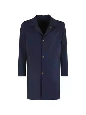 KIRED Buttoned Mid-length Coat - Blue