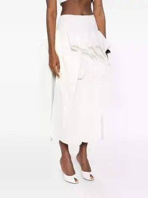 Maticevski Tiered Panel Midi Skirt