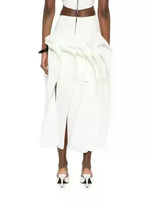 Maticevski Tiered Panel Midi Skirt