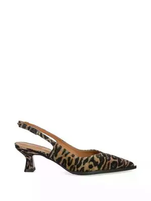 BILLI BI Pointed-toe Leopard Pumps