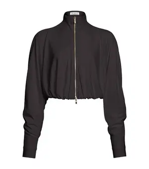 Alaïa Stretch-jersey Draped Jacket - Black