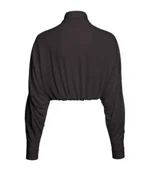 Alaïa Stretch-jersey Draped Jacket