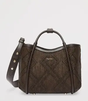 Max Mara Embellished Top-handle Bag - Brown