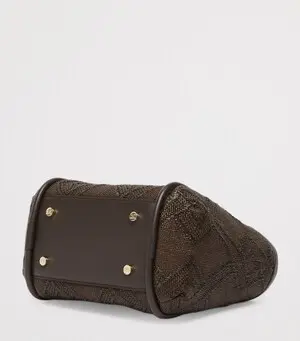 Max Mara Embellished Top-handle Bag - Brown