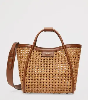 Max Mara Woven Tote Bag