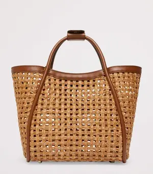 Max Mara Woven Tote Bag