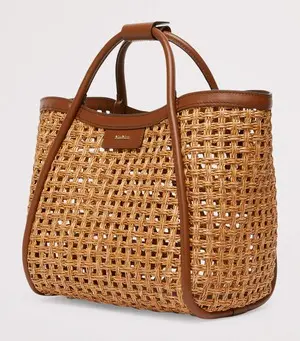 Max Mara Woven Tote Bag