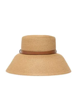 Max Mara Wide-brim Hat - Beige