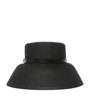 Max Mara Wide-brim Hat - Black