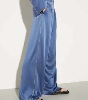 Max & Co. Stretch-silk Wide-leg Trousers