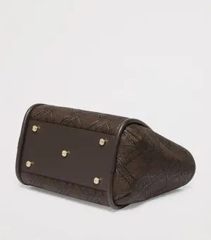 Max Mara Small Leather Marine Top-handle Bag