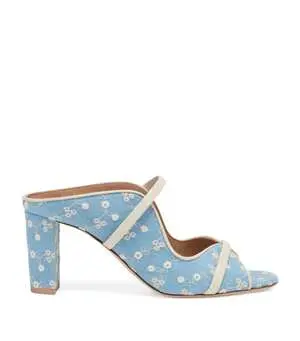 Malone Souliers Floral Mules Clogs For Women