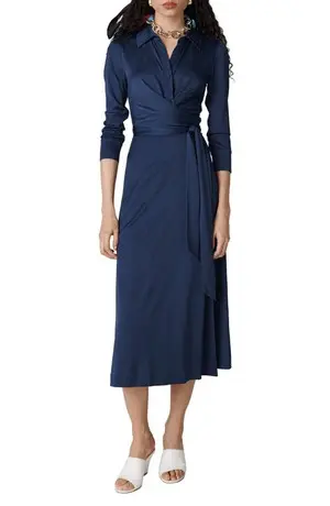Diane Von Furstenberg Sana Two Wrap Shirtdress