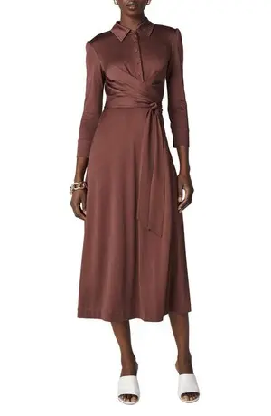 Diane Von Furstenberg Sana Wrap Shirtdress