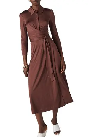 Diane Von Furstenberg Sana Wrap Shirtdress