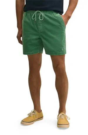 Brooks Brothers Corduroy Drawstring Shorts - Malachite Green