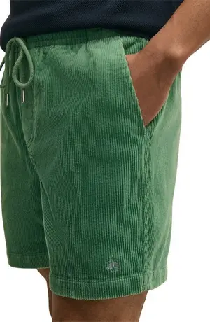 Brooks Brothers Corduroy Drawstring Shorts - Malachite Green