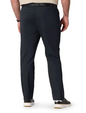 OAK HILL BY DXL Big & Tall Straight-fit 5-pocket Tech Pants - Anthracite