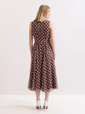PHASE EIGHT Lucinda Midi Spot Dress