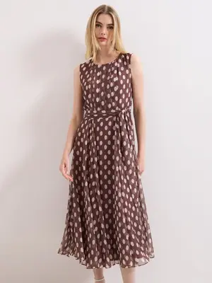 PHASE EIGHT Lucinda Midi Polka Dot Dress