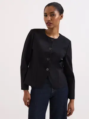 PHASE EIGHT Danni Ponte Jacket - Black