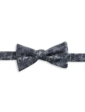 SYNRGY BY DXL Floral Bow Tie - Black