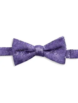 SYNRGY BY DXL Floral Bow Tie - Plum
