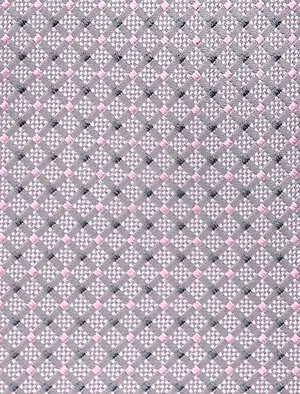 Michael Kors Geometric Printed Neck Tie - Silver