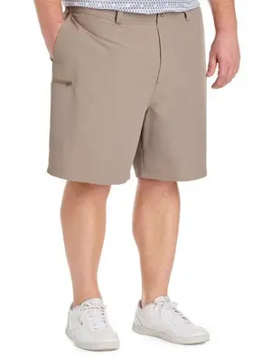 REEBOK Big & Tall Golf Performance Cargo Shorts - Gritty Grey