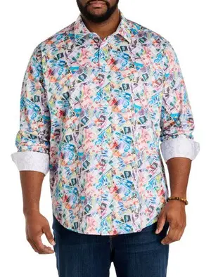 Robert Graham By Dxl Long Sleeve Shirts For Men