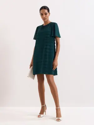 PHASE EIGHT Fallon Layered Dress - Teal