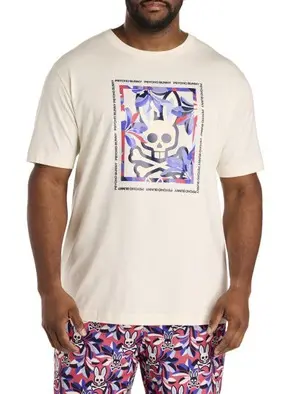 Psycho Bunny Big & Tall Florian Graphic Tee