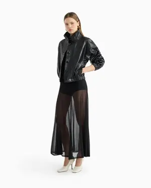 DODIEE Kate Leather Bomber Jacket