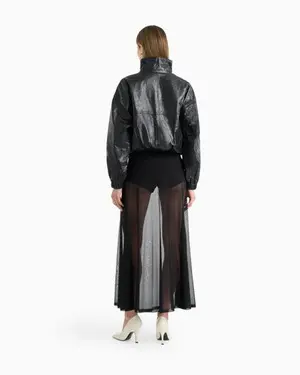 DODIEE Kate Leather Bomber Jacket