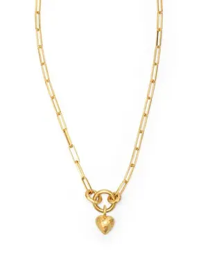 ELOISE JEWELRY Necklace Clip Chain With Heart Charm - Voyage