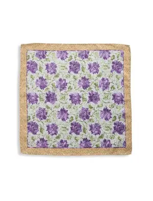 SYNRGY BY DXL Big & Tall Tonal Floral Pocket Square
