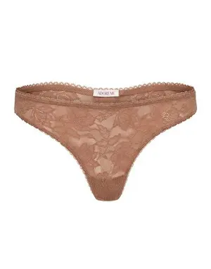 ADORE ME Delany Thong Panties - Medium Beige