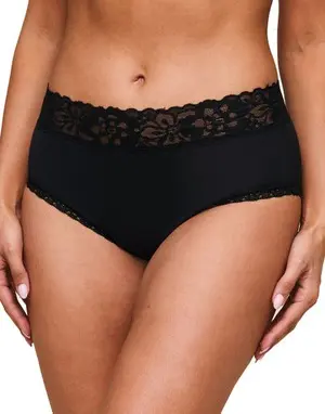 ADORE ME Colline High Waisted Panties - Black