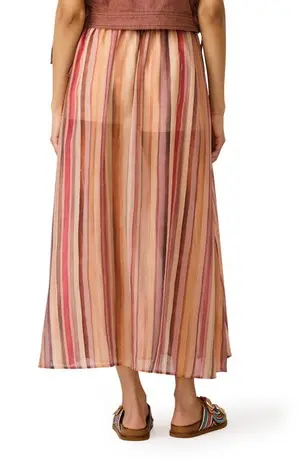 Steve Madden Shilloh Stripe Midi Skirt
