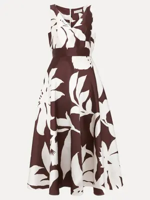 PHASE EIGHT Delicia V-neck Print Maxi Dress
