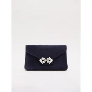 PHASE EIGHT Sparkle Clutch Bag - Navy