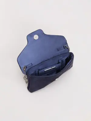 PHASE EIGHT Sparkle Clutch Bag - Navy