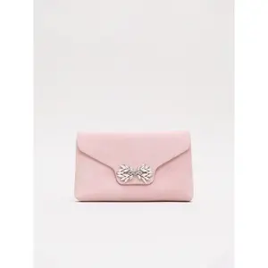 PHASE EIGHT Sparkle Clutch Bag - Pale Pink