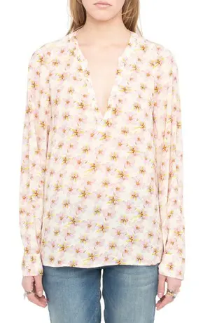 Zadig&Voltaire Floral Popover Top