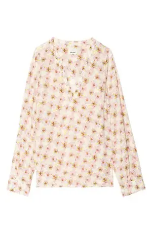 Zadig&Voltaire Floral Popover Top