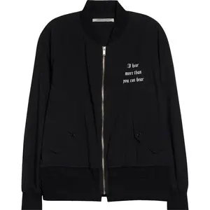 UNDERCOVERISM Graphic Cotton Bomber Jacket - Black